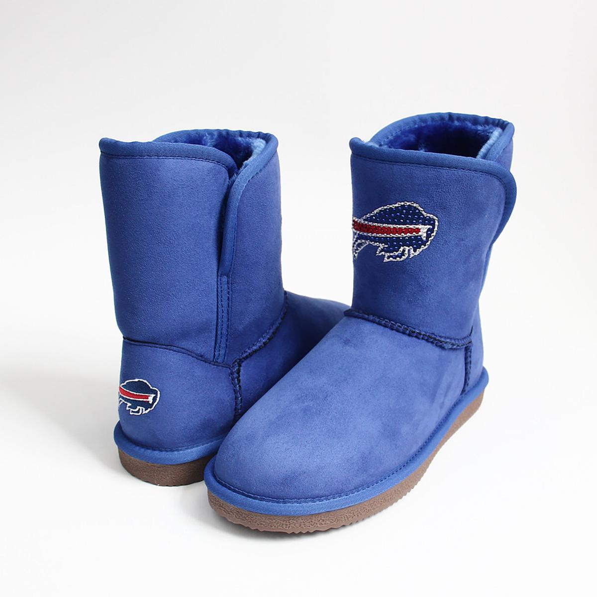 Officially Licensed NFL Team Color Boot with Crystal Logo by Cuce – goSASS